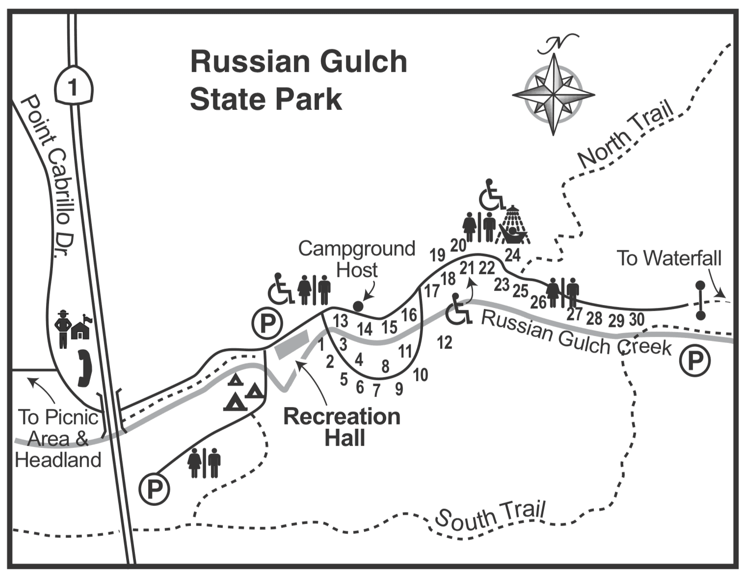 Russian Gulch State Park Campground | All You Need to Know